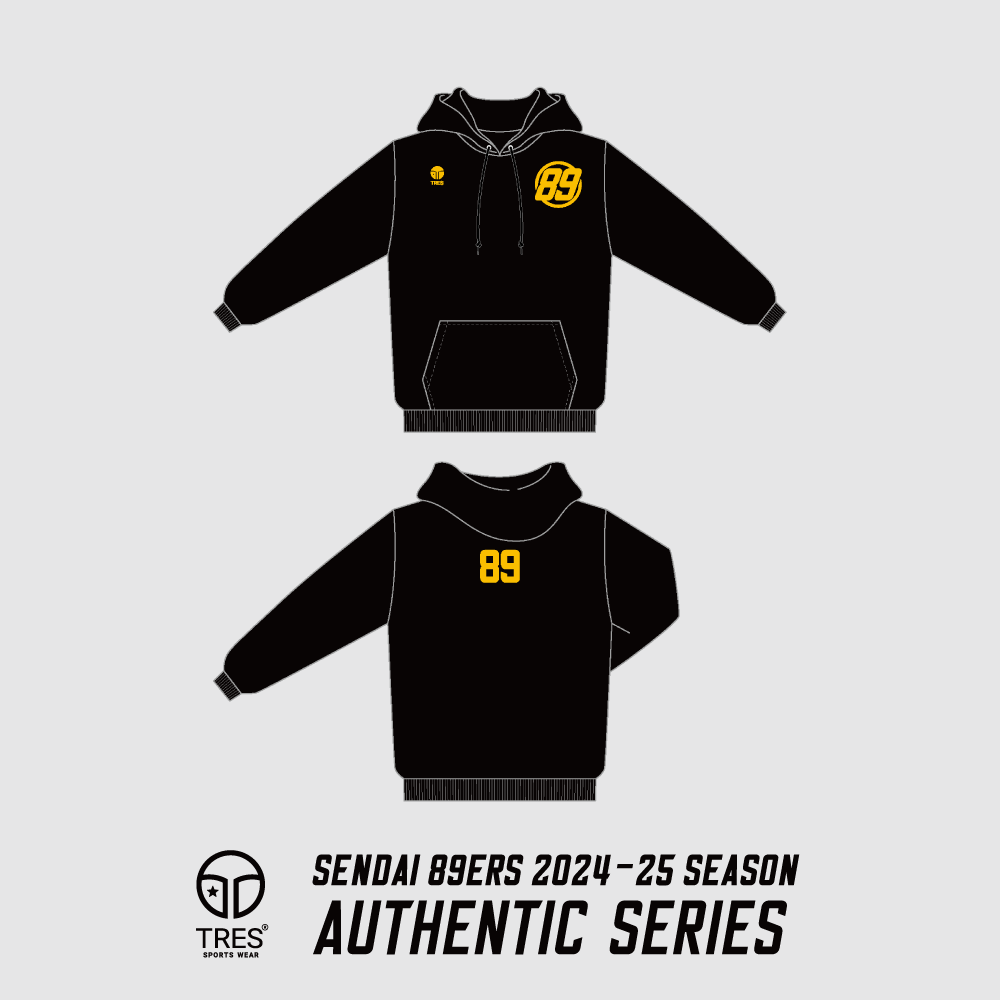 【期間限定受注】スウェットフーディー 2024-25｜仙台89ERS｜B.LEAGUE（Bリーグ）公式オンラインショップ