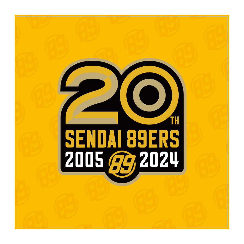 【受注販売】クラブ創設20周年記念 ロゴミニタオル｜仙台89ERS｜B.LEAGUE（Bリーグ）公式オンラインショップ